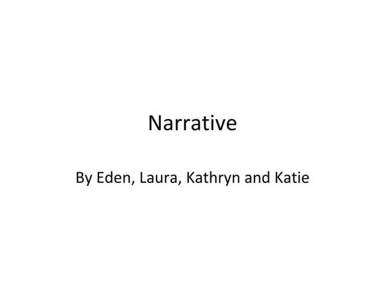 Narrativestrcutureandtheory | PPT