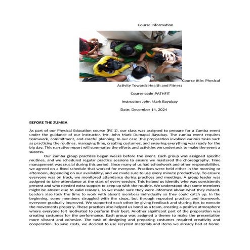 SES PATHFIT 3 Rubric.docx final examination | DOCX