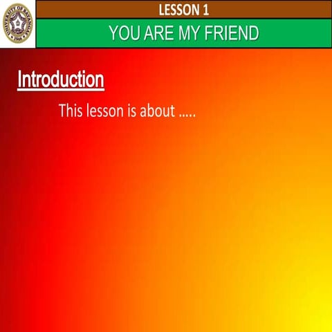 Narrative report format values ed 3 (PPT 2007) | PPTX