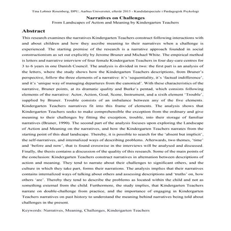 Narratives on challenges | PDF