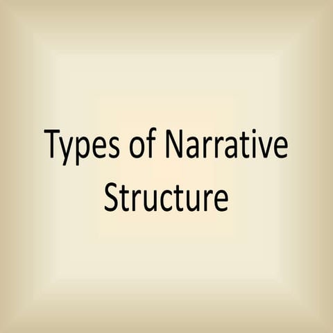 Narrative structure | PPTX