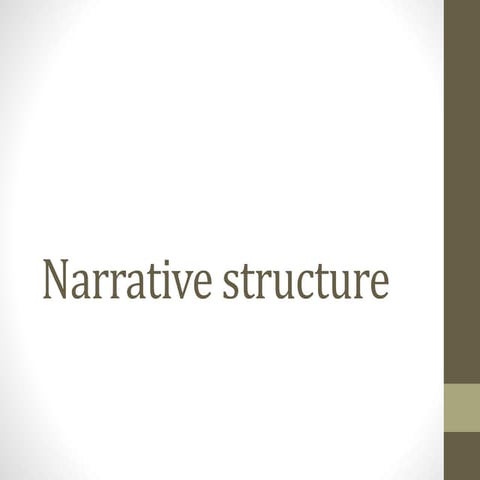 Narrative structure | PPT