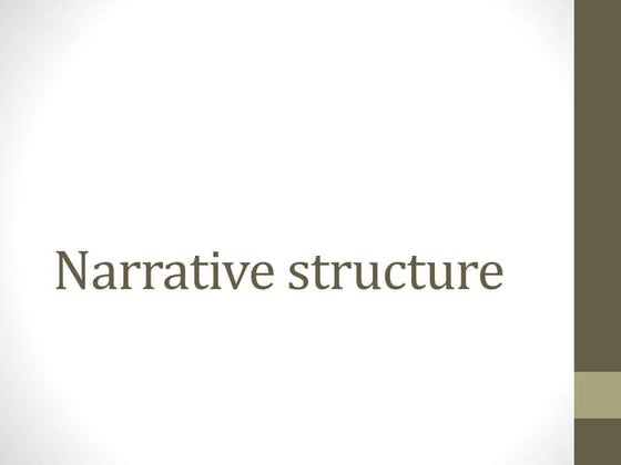 Narrative Structures in Multimedia Storytelling | PPTX
