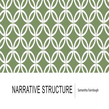 Narrative structure | PPTX | Documentary | Genres