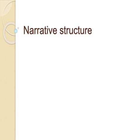Narrative structure | PPTX