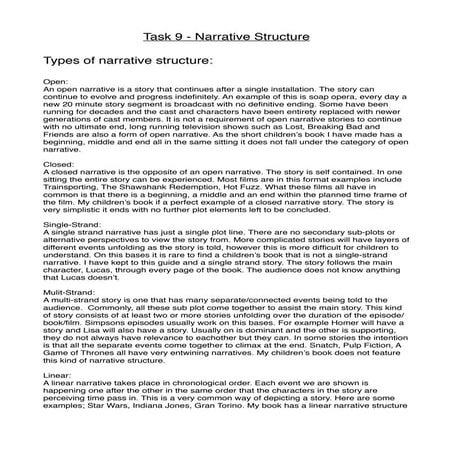 Narrative structure | PDF