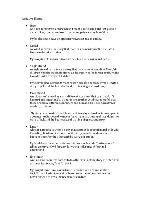 Narrative structure presentation | PPT