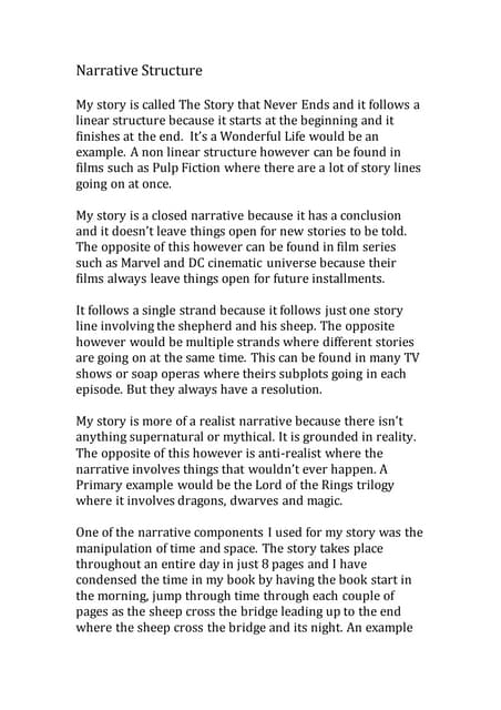 Narrative structures | PDF