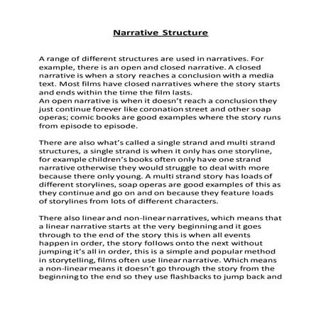 Narrative structure | DOCX