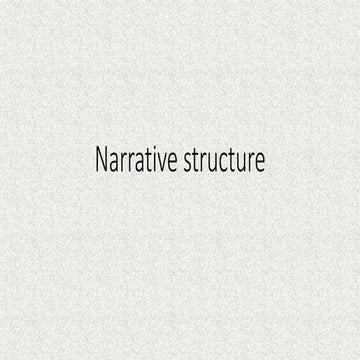 Narrative structure | PPTX
