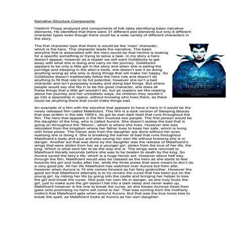 Narrative structure components final | PDF