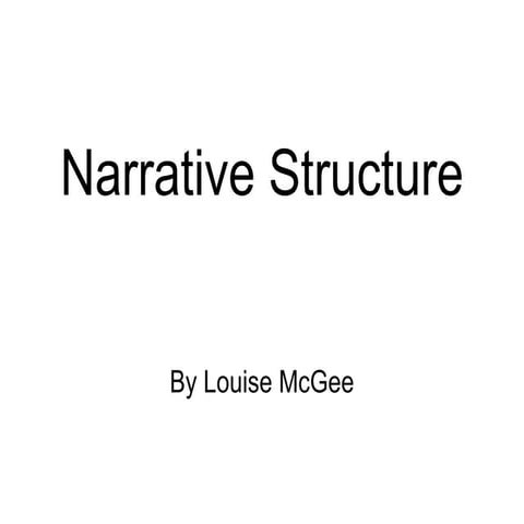 Narrative Structure Powerpoint | PPT