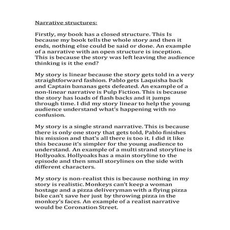 Narrative structures | DOCX