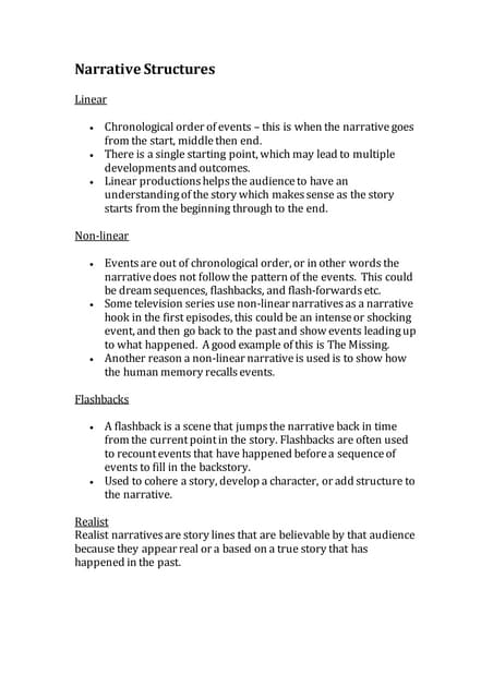Narrative structure | PPT