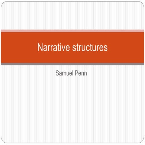 Narrative structures (1) | PPT