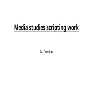 media narrative structure script work.pptx