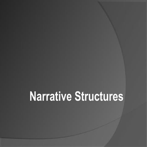 Narrative Structures | PPT