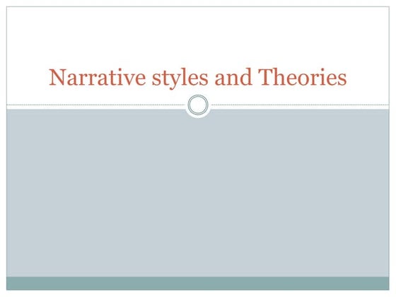 Narrative structures | PPTX | Documentary | Genres