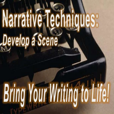 Narrative techniques developing | PPTX