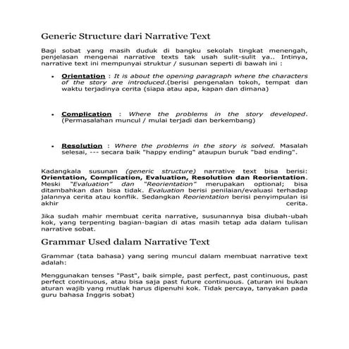 Narrative text | DOCX