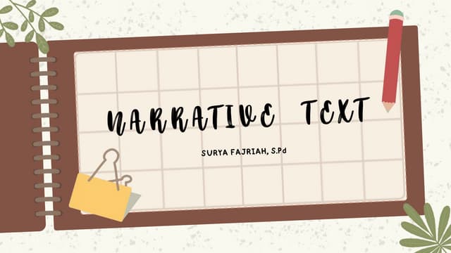 Narrative | PPT