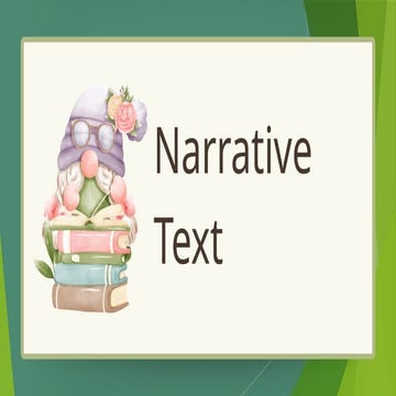 Materi tentang Narrative Text Bahasa Inggris | PPT