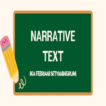 Definition, purpose, kinds, generic structure and example of narrative ...