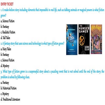 Narrative Text - Science Fiction Grade 8.pptx | Free Download