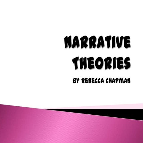 Narrative Theories | PPTX