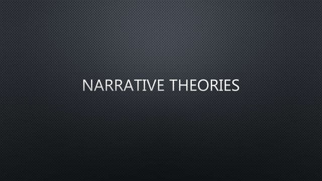 Vladimir propps narrative theory