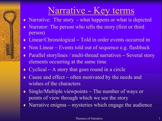 Introduction to narrative_theory | PPTX