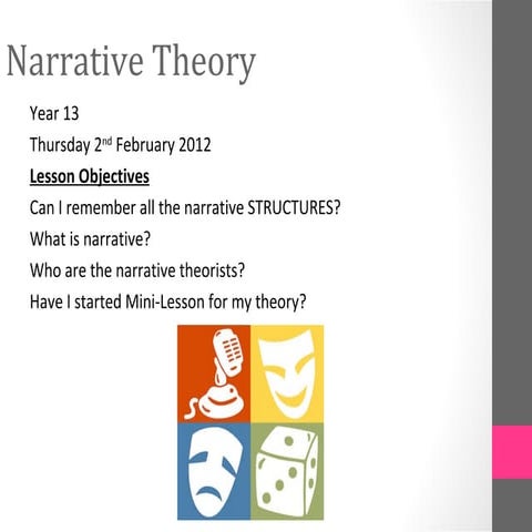 Narrative theory | PPT