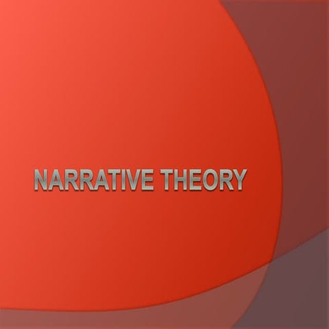 The narrative structure | PPTX