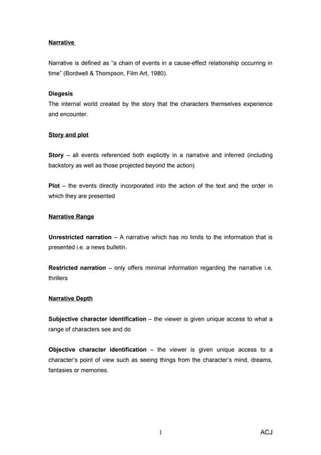 Types of narrative unit 12.1 | PPTX