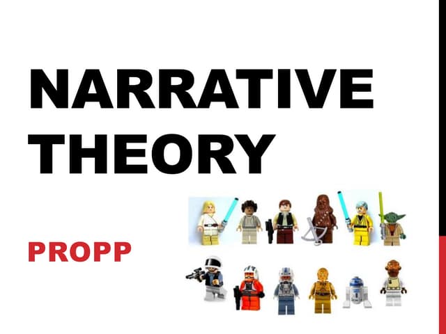 Vladimir Propp’s theory of characters | PPTX