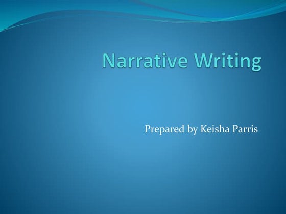 The Narrative Writing Pack | PPT