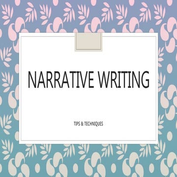 Writing a teel paragraph for beginners | PPTX