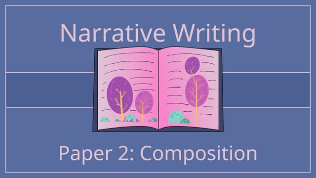 The Narrative Writing Pack | PDF