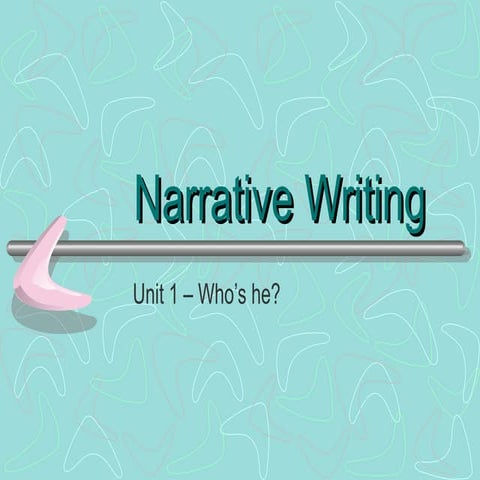 Narrative writing | PPT