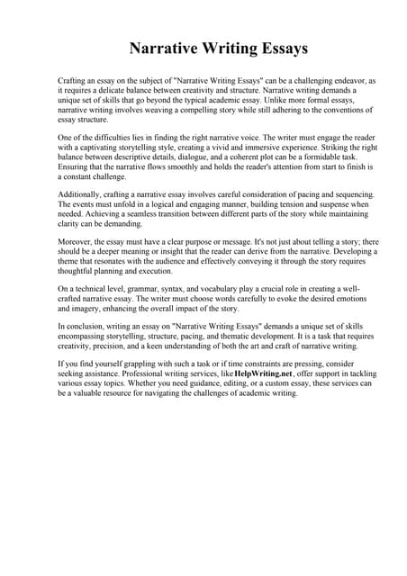 What Is Narrative Essay Writing.pdf