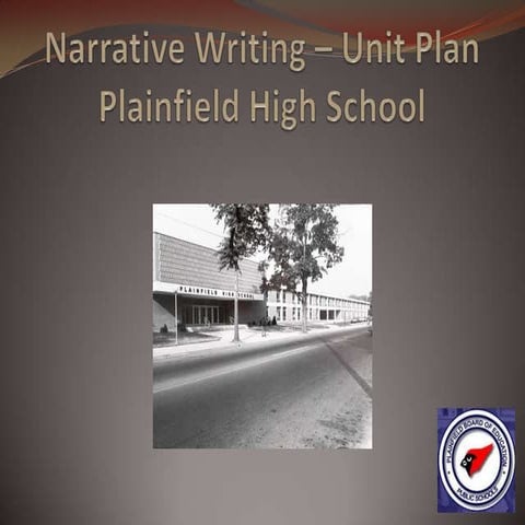 Narrative writing – unit plan | PPTX