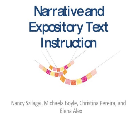 Narrative and Expository Text Instruction | PPT