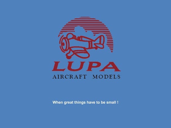 2020 lupa aircraft models general presentation | PPT