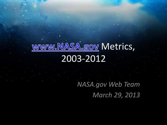 Nasa - national aeronautics and space administration