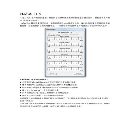 Nasa tlx | PDF