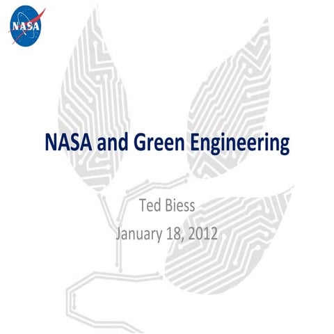 Nasa and Green Engineering | PPT