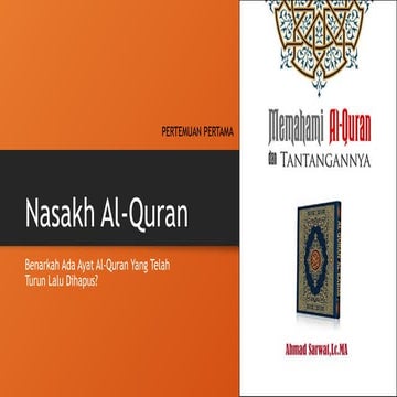 nasakh untuk mengetahui sejarah alquran .pptx