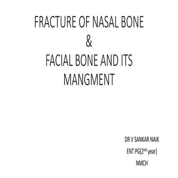 NASAL BONE FRACTURE.pptx