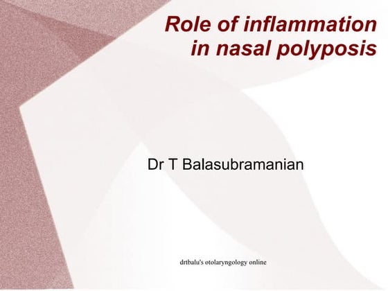 Epidemiology of nasal polypi | PPT