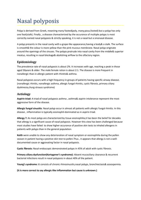 Nasalobstruction | PPT